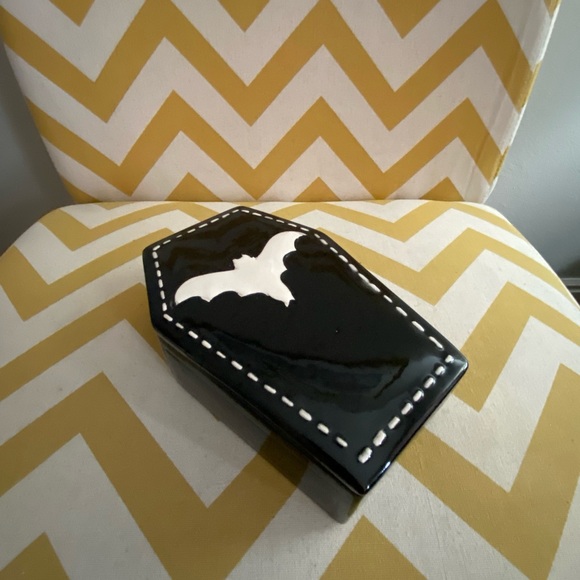 Holiday | Ceramic Coffin Box For Halloween From Strawberry Street ...